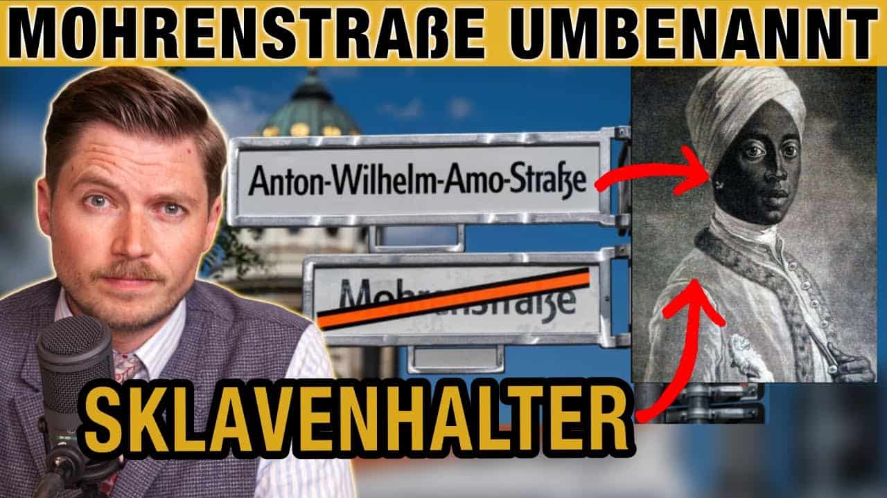 Berlin benennt Straße nach SKLAVENHALTER! Mohrenstraße heißt jetzt Anton Wilhelm Amo Straße ...